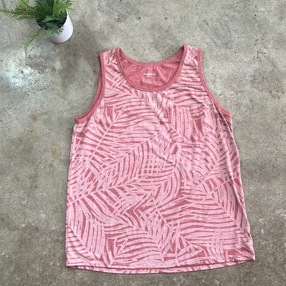 Goodfellow & Co | Shirts | Goodfellow Palm Leaf Tank | Poshmark